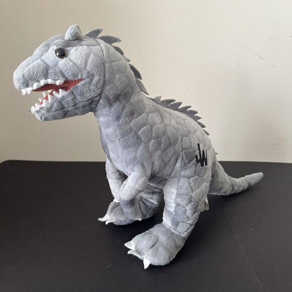 Toys | Jurassic World T Rex Tyrannosaurus Grey Plush Stuffed Animal Toy ...
